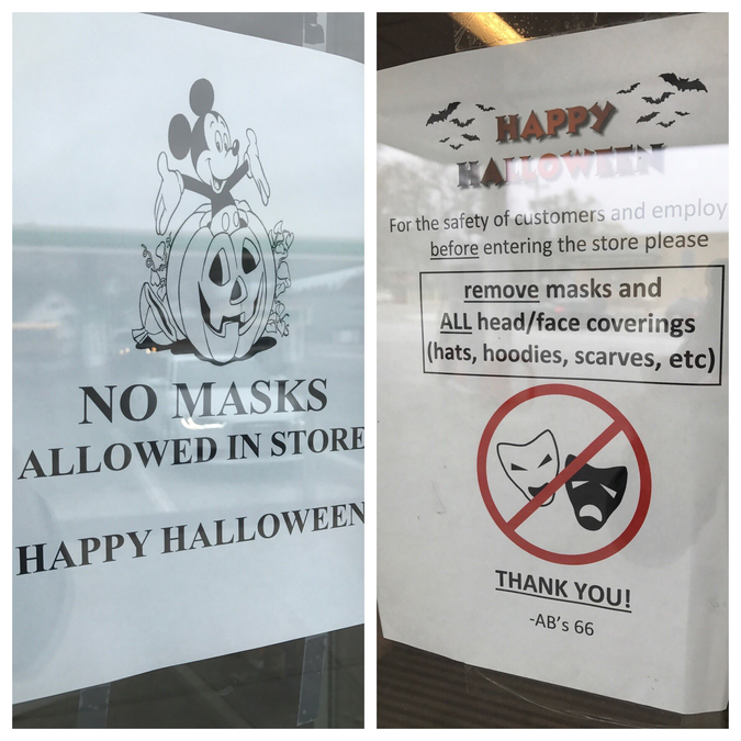 Gas stations request customers remove Halloween masks - KMTV.com