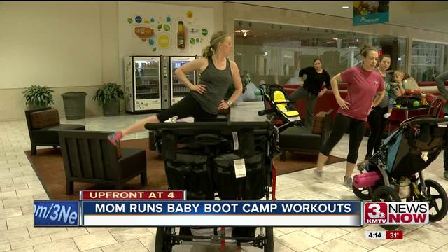 Omaha mom teaches baby boot camp at mall - KMTV.com